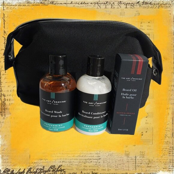 The Art Of Shaving | Grooming | Beard Prep Travel Kit 4oz Peppermint ...
